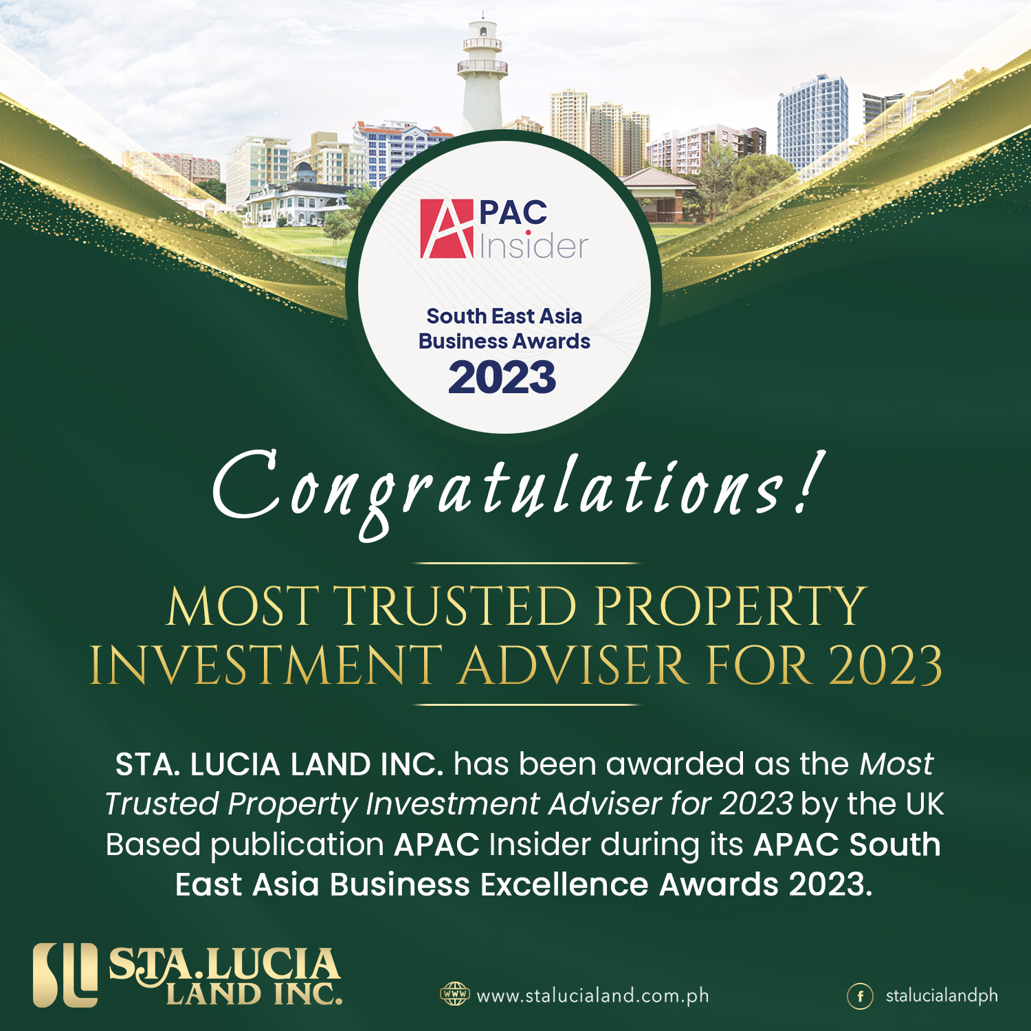 APAC PH Business Excellence Award 2023 - Most Trusted Property ...